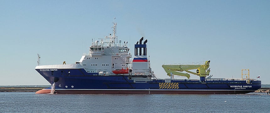 Russian Navy support ship’s acceptance trials nearing completion