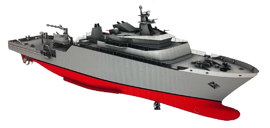 Construction begins on new rescue ship for Republic of China Navy