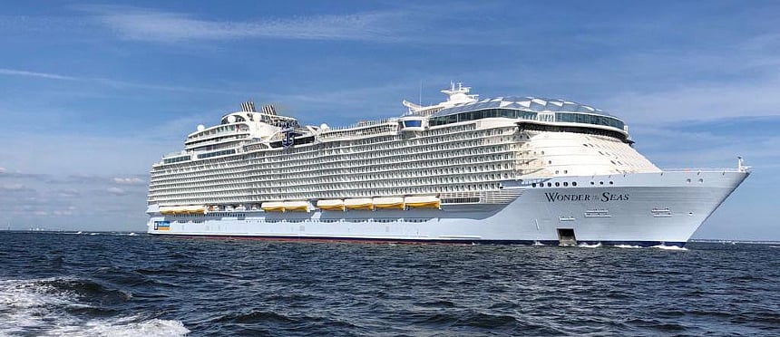 Royal Caribbean’s newest ship starts sea trials