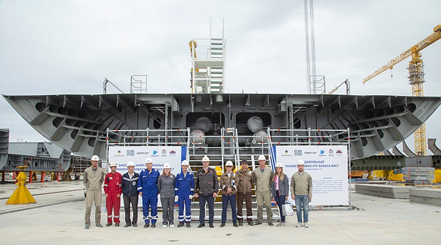 Keel laid for future LNG carrier for SCF Group
