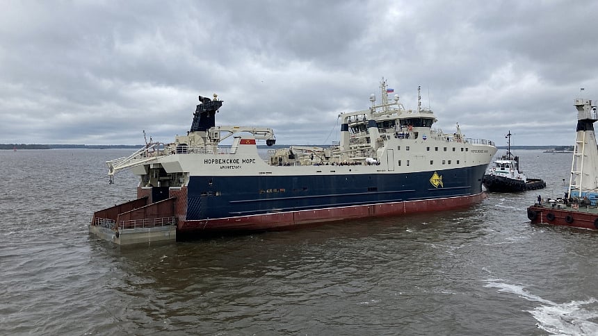 Arkhangelsk Trawl Fleet’s newest vessel begins sea trials