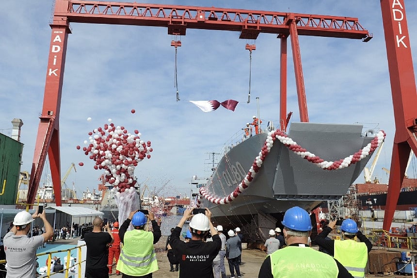 Qatari navy’s newest LCT launched in Turkey