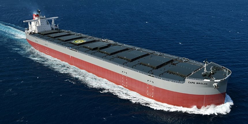 New coal carrier delivered to K Line