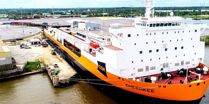 CG Railway takes delivery of new rail ferry