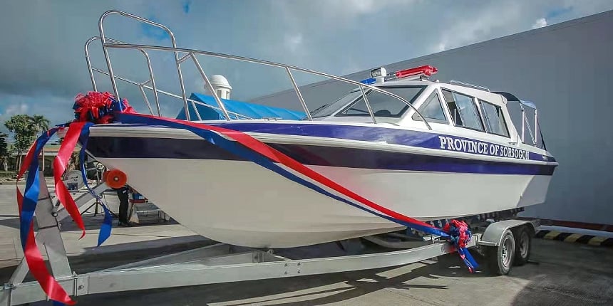 New ambulance boat to serve Sorsogon, Philippines