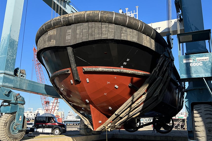 Seabulk’s newest hybrid tug floated out