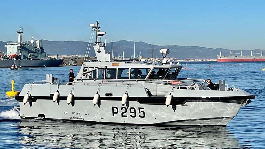 New 19m patrol boat delivered to Royal Navy’s Gibraltar Squadron