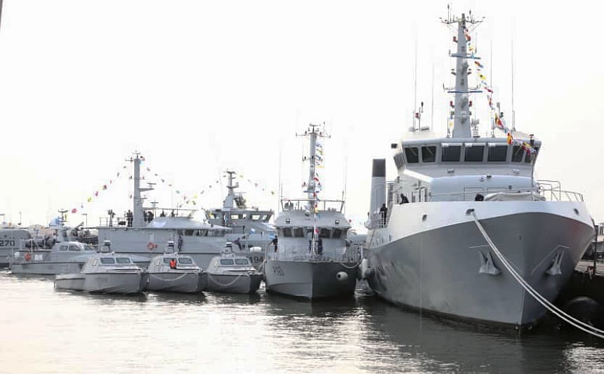 Nigerian Navy commissions multiple vessels on same day
