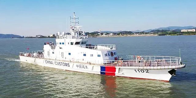 China customs authority welcomes two new patrol vessels to fleet