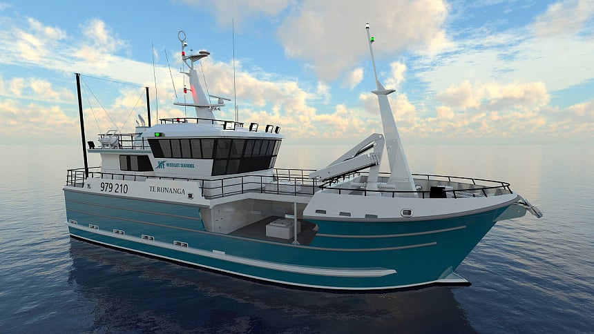 Keel laid for 26m longliner for New Zealand’s Westfleet