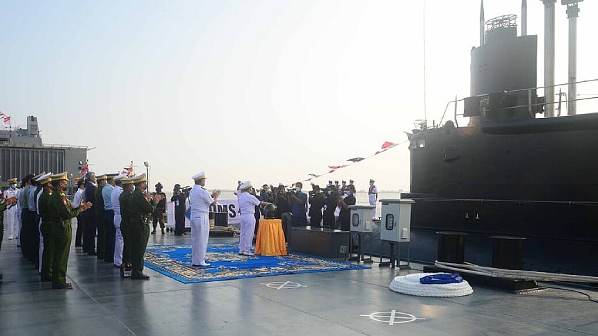 Myanmar Navy commissions second submarine