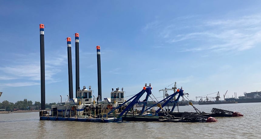 Two new cutter suction dredgers launched in Bangladesh