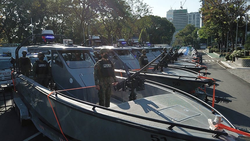 Philippine National Police inaugurates 10 new high-speed boats