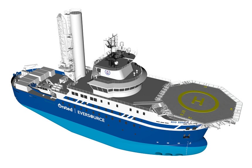 Construction starts on Edison Chouest Offshore’s newest windfarm SOV