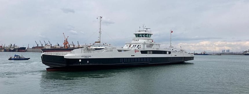 Third electric ferry in series delivered to Norway’s Boreal