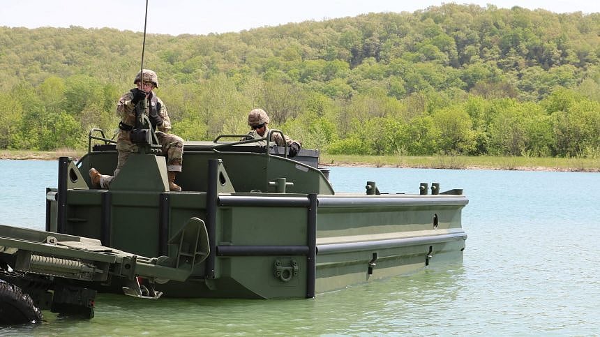 US Army National Guard takes delivery of bridge erection boats
