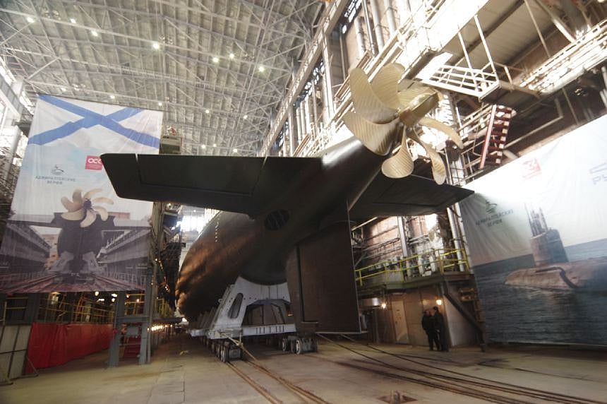 Russian Project 636.3 submarine Ufa floated out