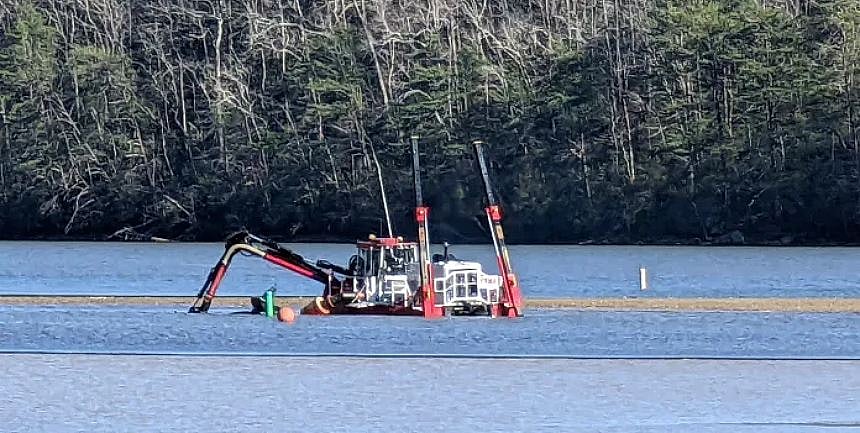 Dredging completed on North Carolina’s Lake Adger