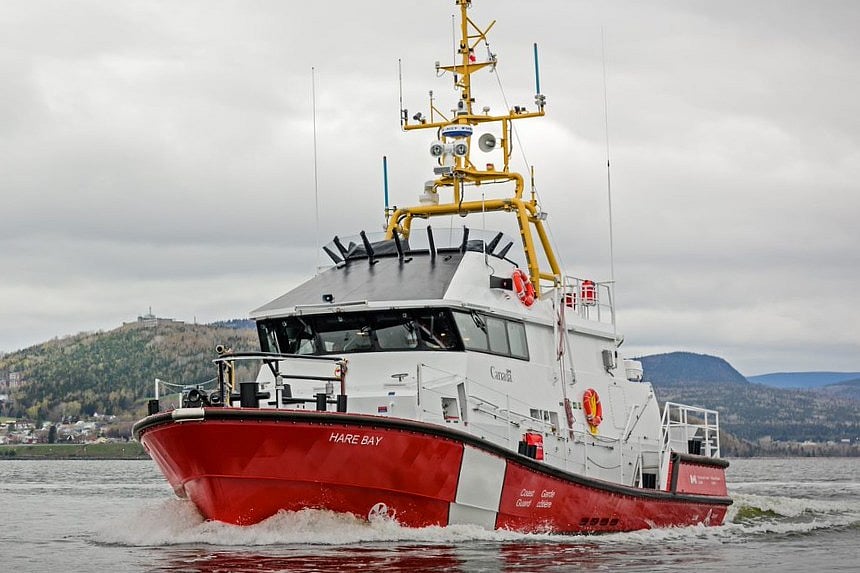 Canadian Coast Guard lifeboat Hare Bay enters service