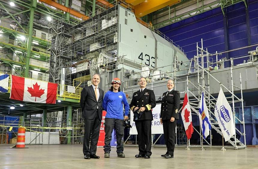 Keel Laid for Royal Canadian Navy’s fifth Harry DeWolf-class patrol ship