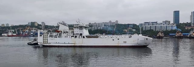 Builder’s trials begin for new Russian rail ferry