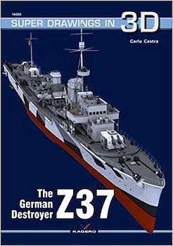 BOOK REVIEW | The German Destroyer Z 37 (Super Drawings in 3D)