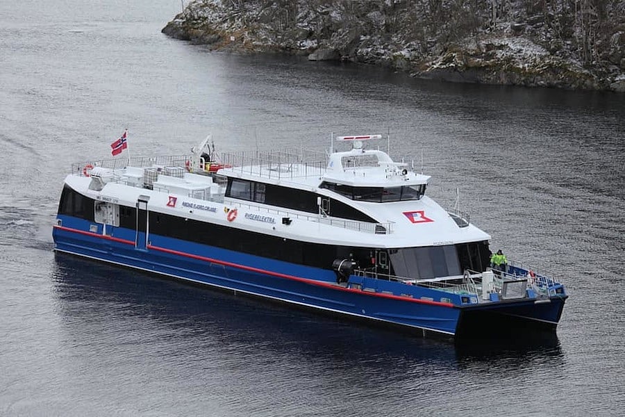 VESSEL REVIEW | Rygerelektra – New Norwegian ferry breaks all-electric ...