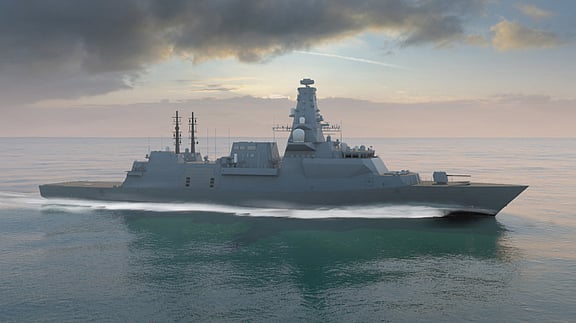 Full rate production begins on Royal Canadian Navy's River-class destroyers