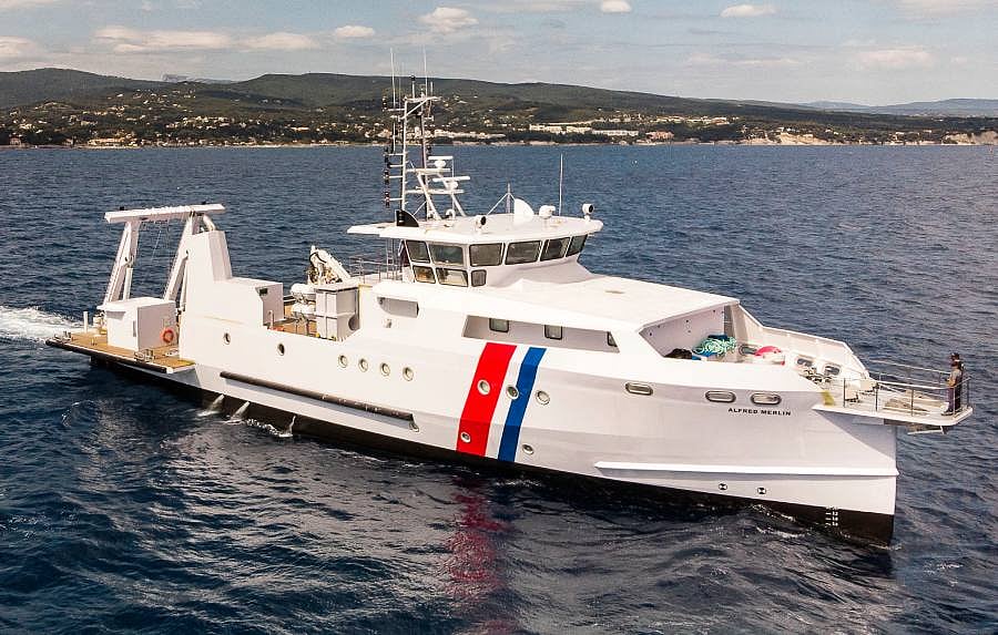 VESSEL REVIEW | Alfred Merlin – Research vessel delivered to French ...