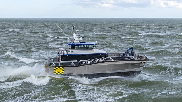 VESSEL REVIEW | NR Predator – UK fast catamaran crewboat built for year ...