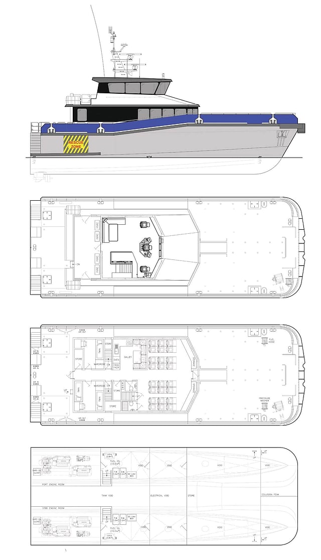 VESSEL REVIEW | NR Predator – UK fast catamaran crewboat built for year ...