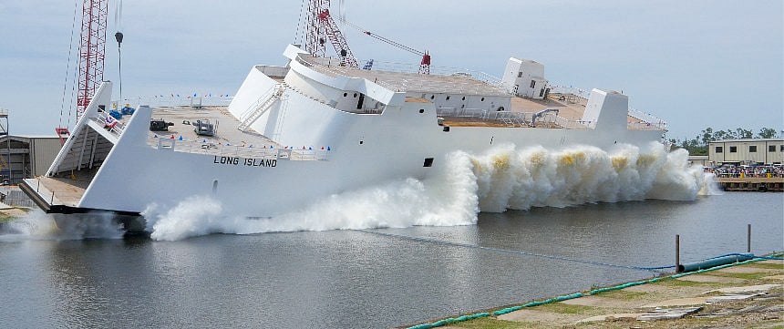 Florida yard floats out East Coast operator’s newest ferry