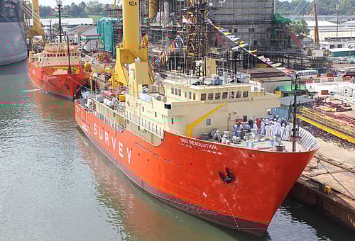 Former NZ Navy ship relaunched as the ‘Geo Resolution’