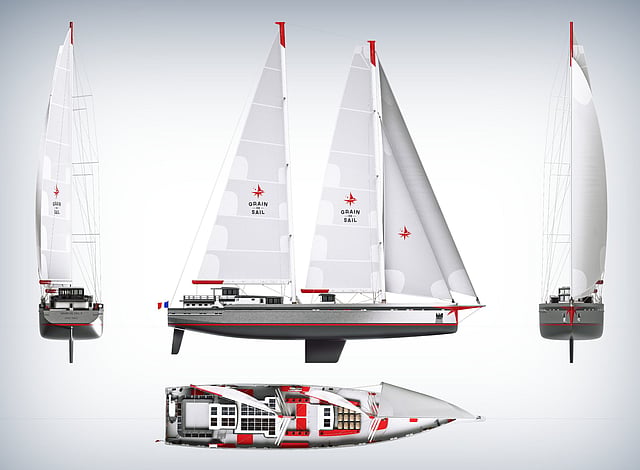 VESSEL REVIEW | Grain de Sail II – French cargo sailing ship built for ...