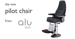 New pilot chair combines technology, comfort and style
