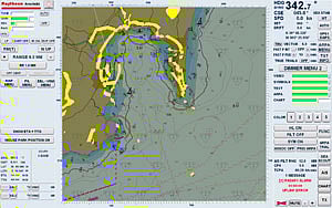 New wide-screen displays for NSC radar