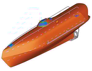 Schat-Harding’s new freefall boat FF1200