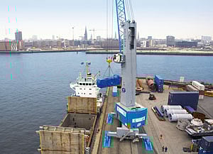 C Steinweg orders G HMK 7608 Mobile Harbour Crane