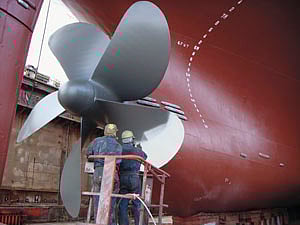 Lasting propeller protection for two reefer vessels
