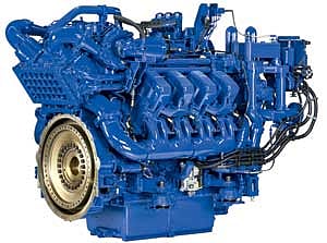 MTU eight-cylinder Series 4000 engine