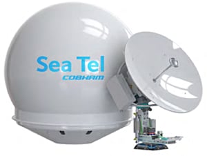 Sea Tel Model 4012 terminal set for launch