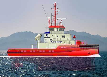 Rolls-Royce powers world’s first gas-fuelled tug