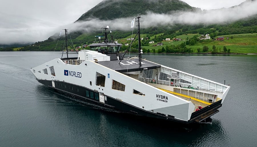 VESSEL REVIEW | Hydra – Norled takes delivery of ferry designed to run ...