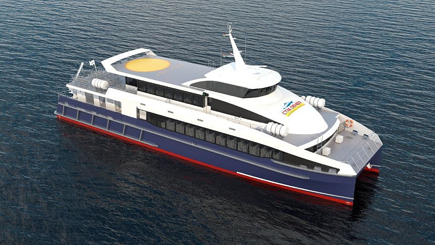 Indonesian yard starts building catamaran ferry for Guadeloupe operator
