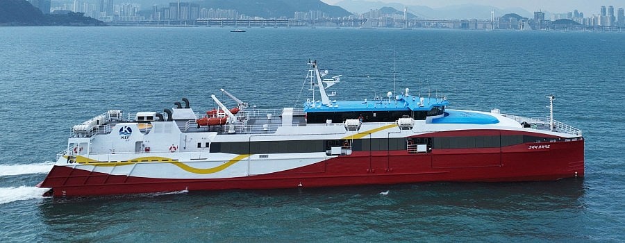VESSEL REVIEW | Korea Pride – Large fast catamaran for Korea Express Ferry