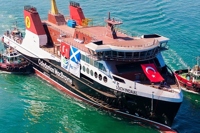 Caledonian Maritime Assets’ newest hybrid ferry floated out