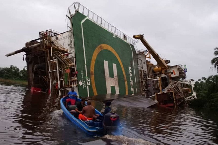 One dead, three missing after drilling rig capsizes in Nigeria’s Delta ...