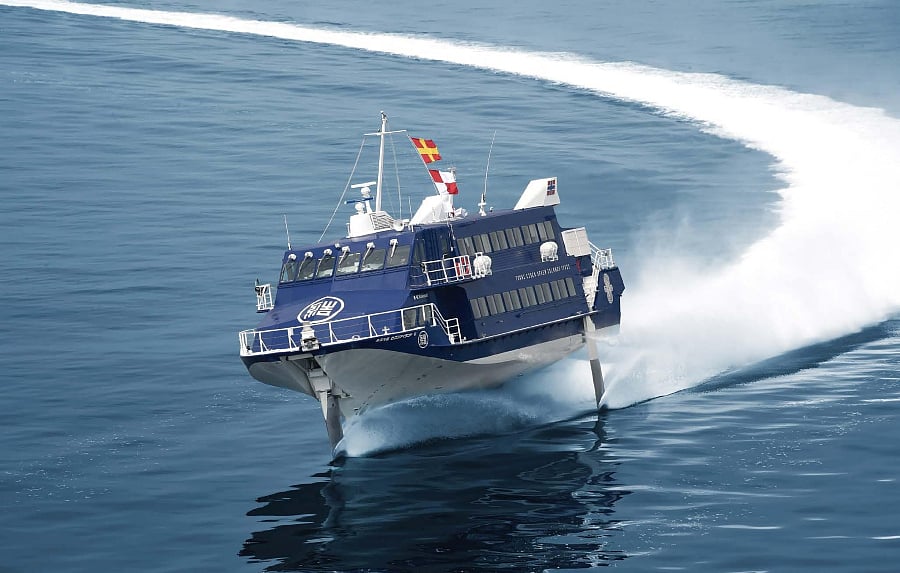 VESSEL REVIEW | Seven Island Yui – New hydrofoil passenger vessel ...