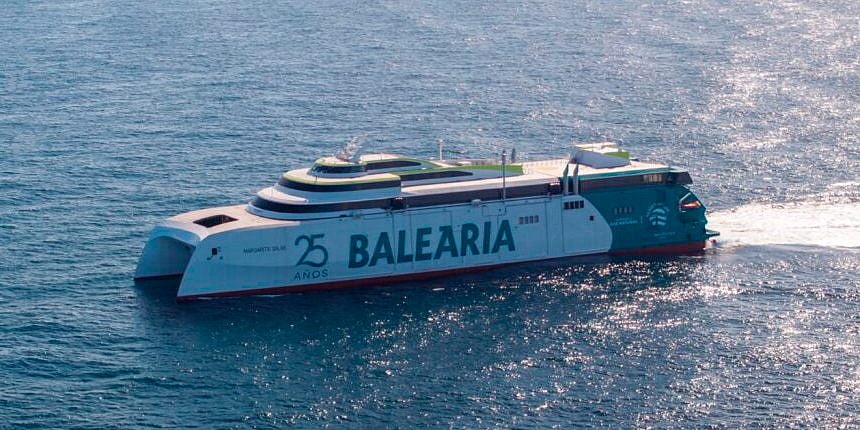 Sea trials begin for Balearia’s newest ferry