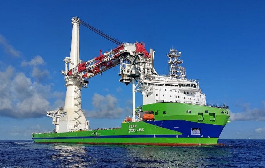 VESSEL REVIEW | Green Jade – DEME to operate first wind installation ...